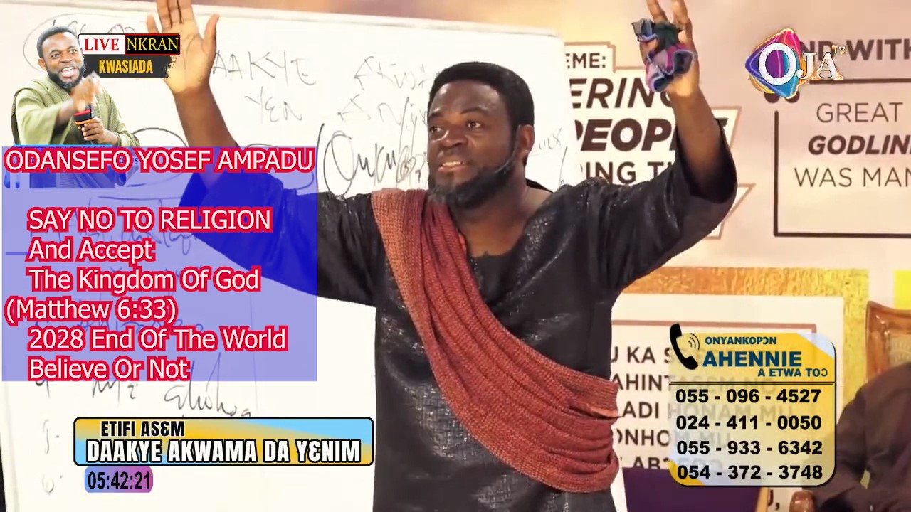 Say No To Religion and Accept The Kingdom of God. 2028: End of the ...